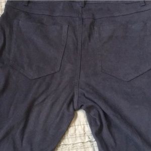 Cato | Pants & Jumpsuits | Cato Contemporary Faux Suede Dk Grey Skinny ...